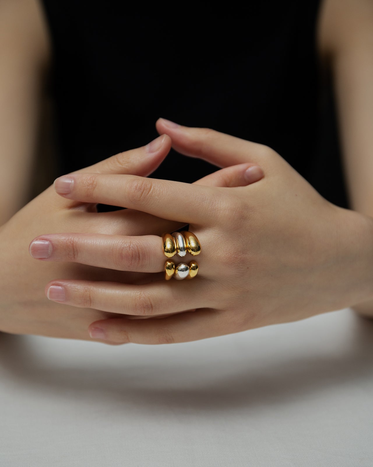 Hope Open Rings Three Piece Set – Mara Paris