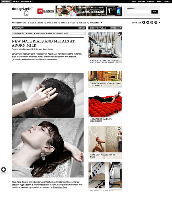 Design Milk – Mara Paris