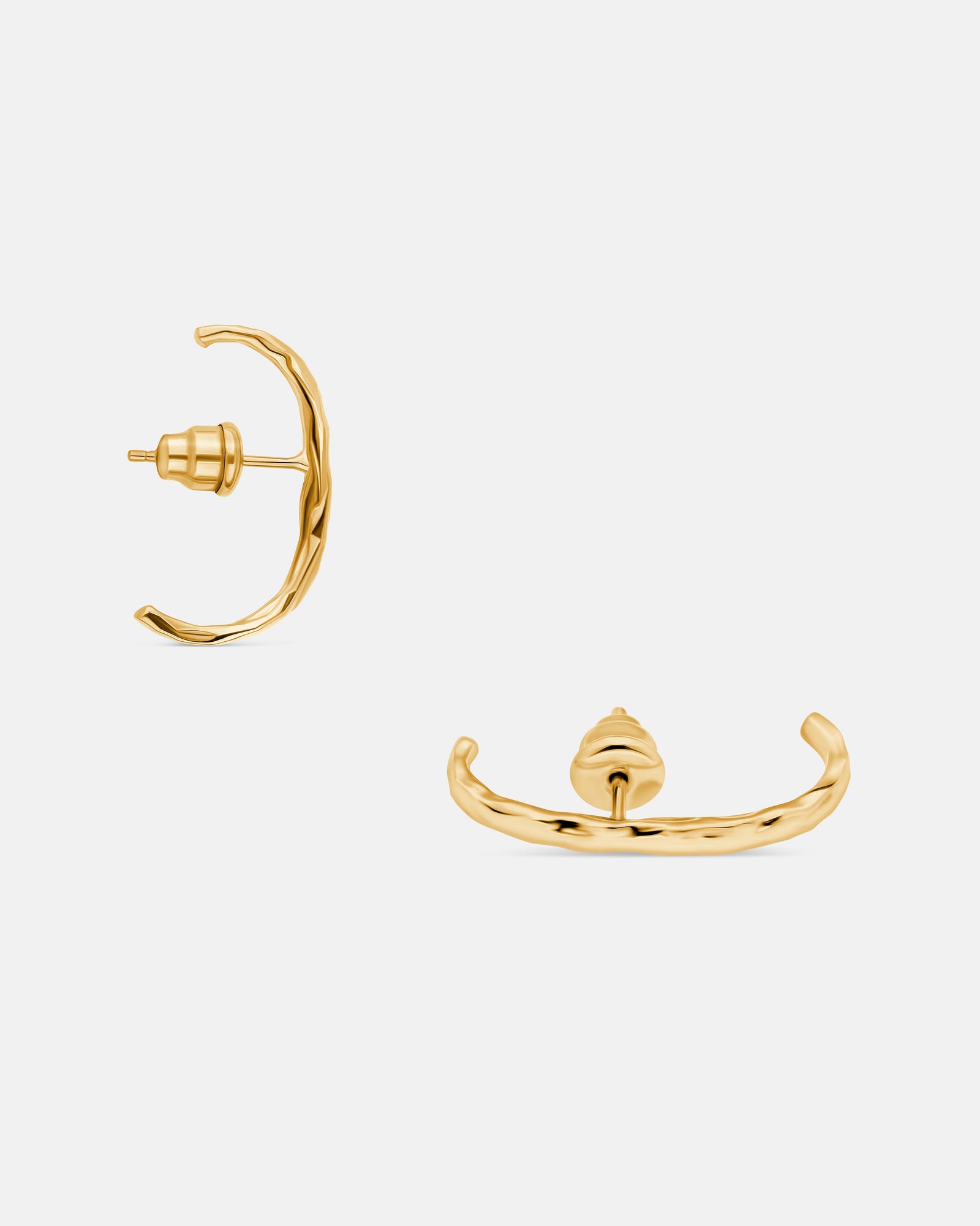 Celestial Slim Earrings In 18 K Gold Vermeil – Mara Paris